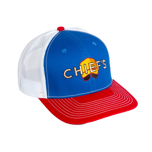 Chief's Marquee Hat - Red, White & Blue