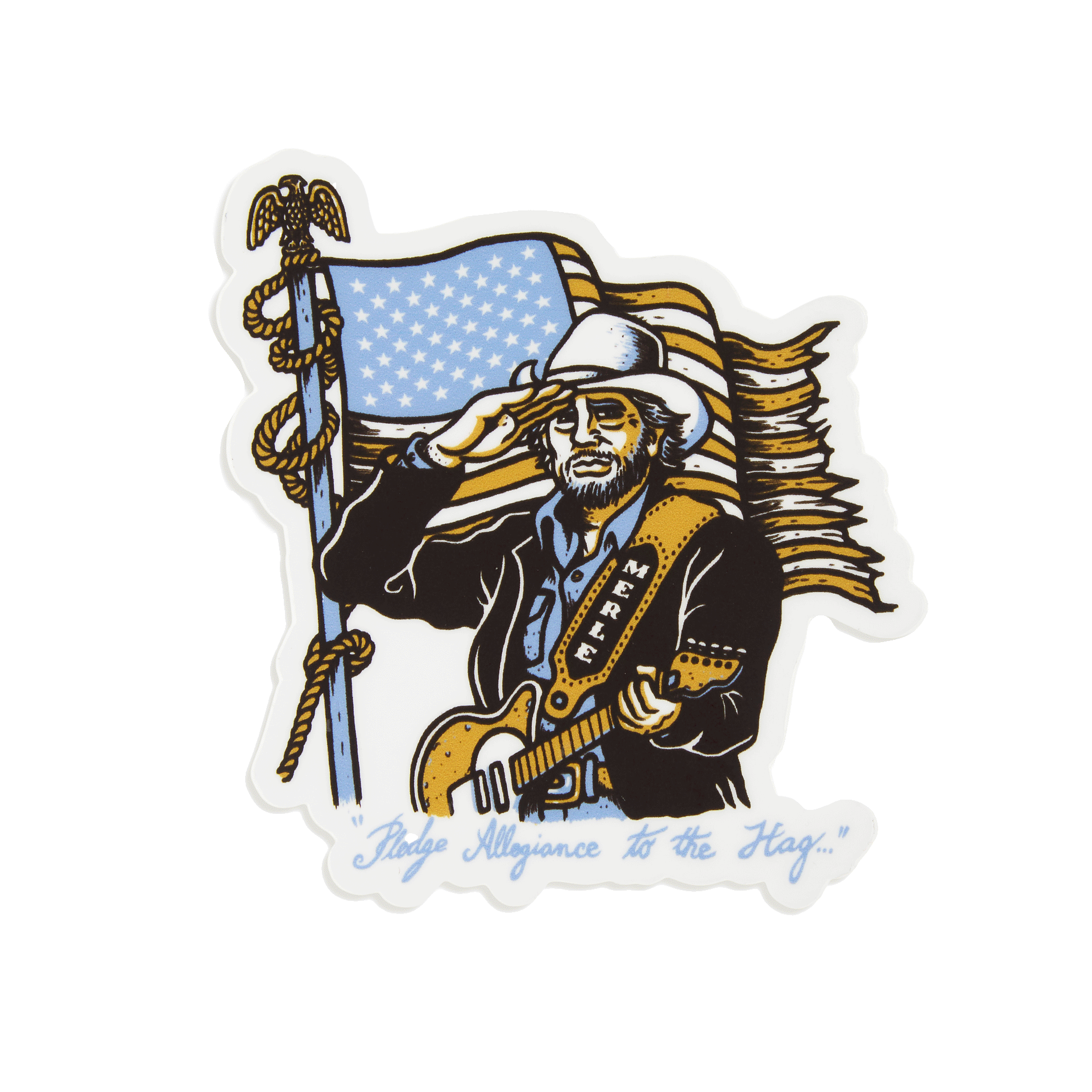 Pledge Allegiance to the Hag Sticker