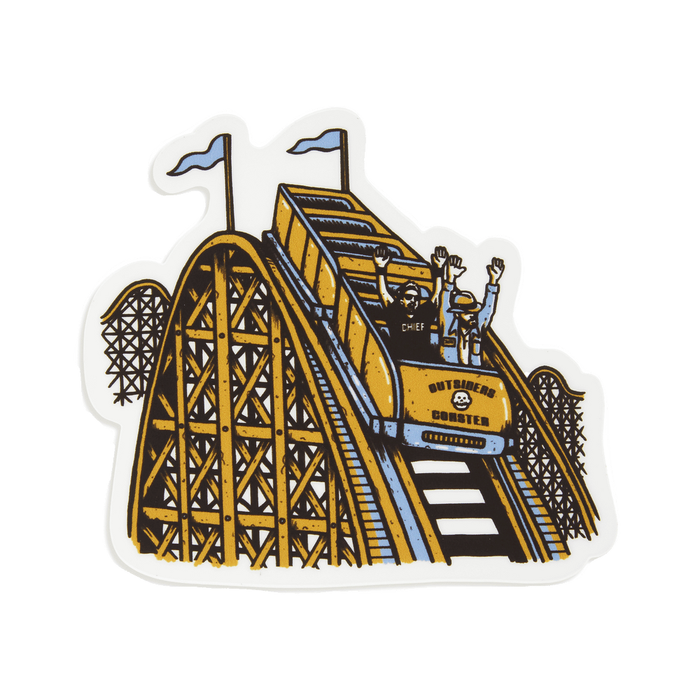 Roller Coaster Sticker