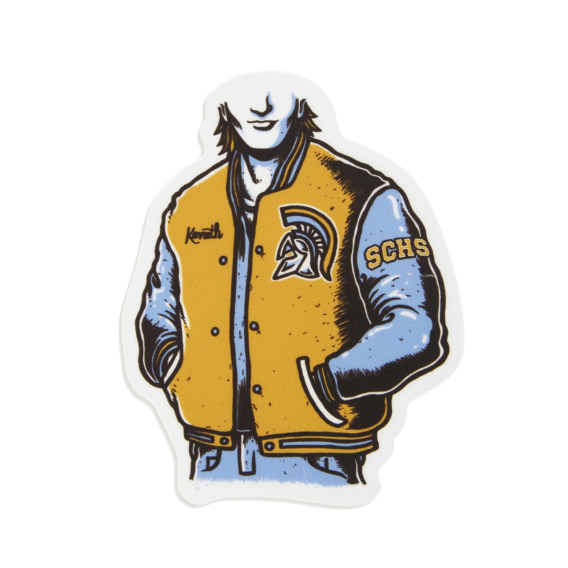 Varsity Jacket Sticker